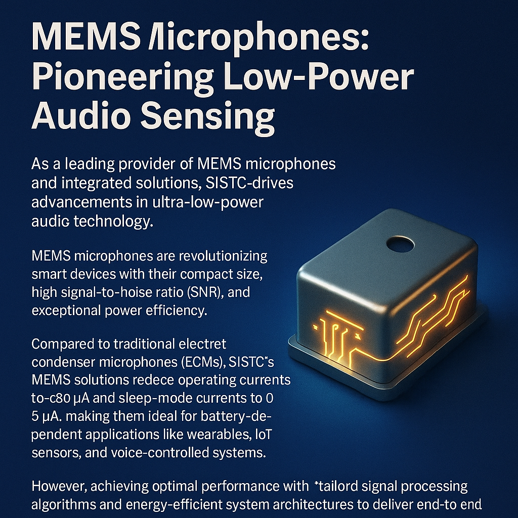 Low-Power Innovations in MEMS Microphones: Enabling Smarter Edge ...